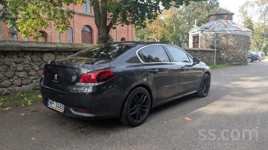 Grey Peugeot 508 2016 in Ludza, with an engine capacity of 1.60 L and mileage of 313 thousand km for 5500 €, photo 4 on AUTOMOTO.COM.LV