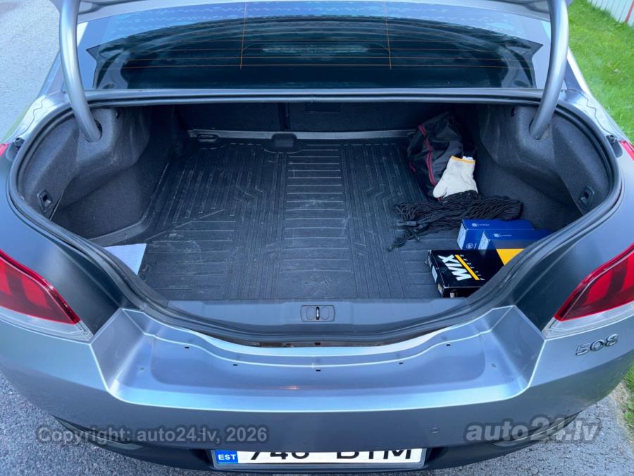 Pelēks Peugeot 508 2017 Tallina, ar dzinēja tilpumu 1.60 L un nobraukumu 196 tūkst. km par 6500 €, foto 23 vietnē AUTOMOTO.COM.LV