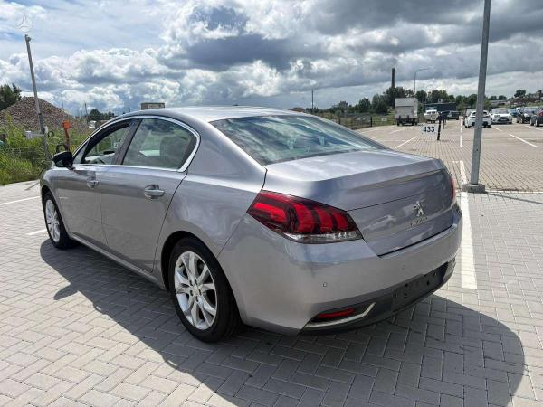 Grey Peugeot 508 2018 in Taurage, with an engine capacity of 1.60 L and mileage of 195 thousand km for 6600 €, photo 4 on AUTOMOTO.COM.LV