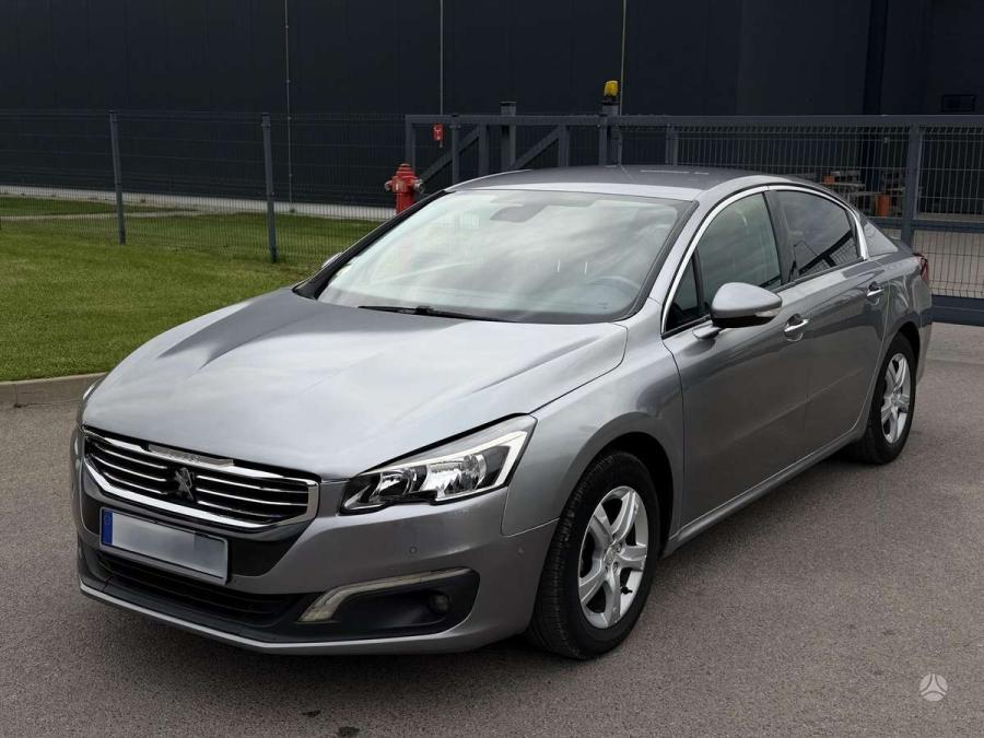 Pelēks Peugeot 508 2018 Viļņa, ar dzinēja tilpumu 1.56 L un nobraukumu 298 tūkst. km par 4950 €, foto 4 vietnē AUTOMOTO.COM.LV