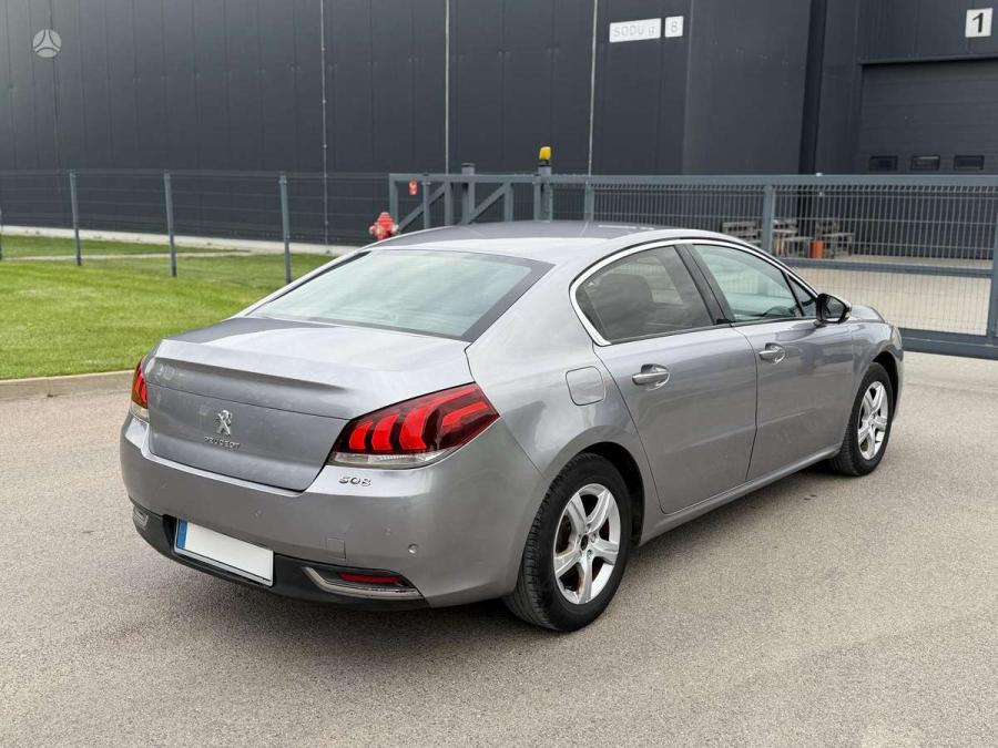 Pelēks Peugeot 508 2018 Viļņa, ar dzinēja tilpumu 1.56 L un nobraukumu 298 tūkst. km par 4950 €, foto 7 vietnē AUTOMOTO.COM.LV