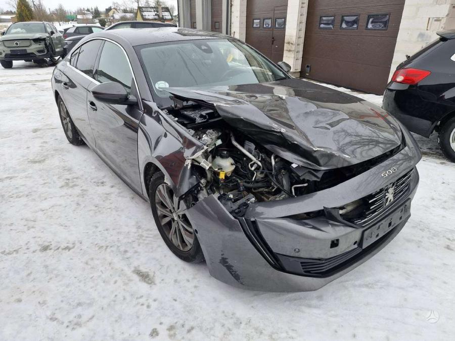 Pelēks Peugeot 508 2019 Marijampole, ar dzinēja tilpumu 1.50 L un nobraukumu 203 tūkst. km par 5900 €, foto 18 vietnē AUTOMOTO.COM.LV