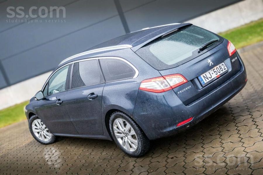 Pelēks Peugeot 508 2011 Rīga, ar dzinēja tilpumu 1.60 L un nobraukumu 347 tūkst. km par 3990 €, foto 7 vietnē AUTOMOTO.COM.LV