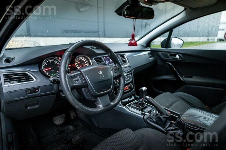 Pelēks Peugeot 508 2011 Rīga, ar dzinēja tilpumu 1.60 L un nobraukumu 347 tūkst. km par 3990 €, foto 12 vietnē AUTOMOTO.COM.LV