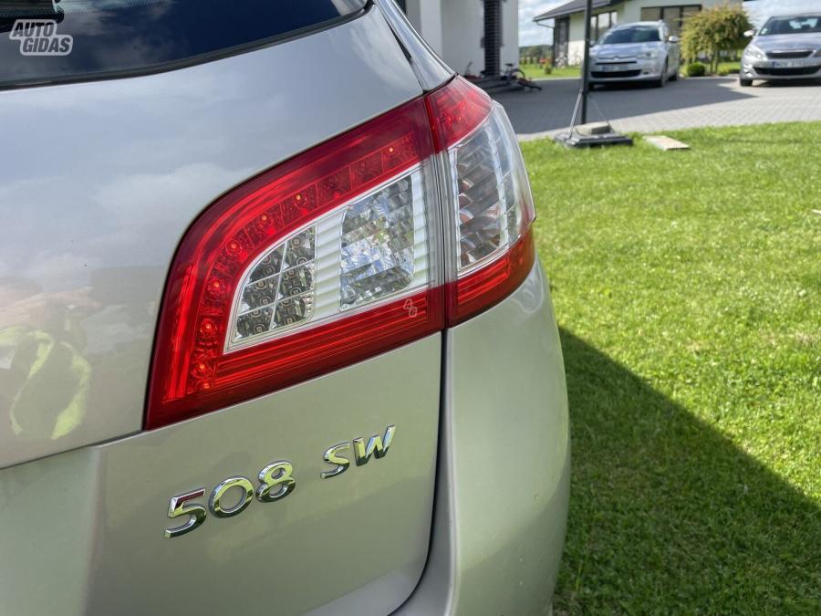 Grey Peugeot 508 2011 in Plunge, with an engine capacity of 1.60 L and mileage of 255 thousand km for 2800 €, photo 18 on AUTOMOTO.COM.LV