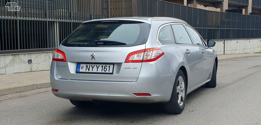 Grey Peugeot 508 2011 in Vilnius, with an engine capacity of 1.60 L and mileage of 250 thousand km for 2350 €, photo 3 on AUTOMOTO.COM.LV
