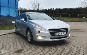 Pelēks Peugeot 508 2011 Viļņa, ar dzinēja tilpumu 1.60 L un nobraukumu 250 tūkst. km par 2250 €, foto 4 vietnē AUTOMOTO.COM.LV