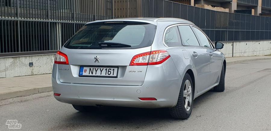Pelēks Peugeot 508 2011 Viļņa, ar dzinēja tilpumu 1.60 L un nobraukumu 250 tūkst. km par 1999 €, foto 3 vietnē AUTOMOTO.COM.LV