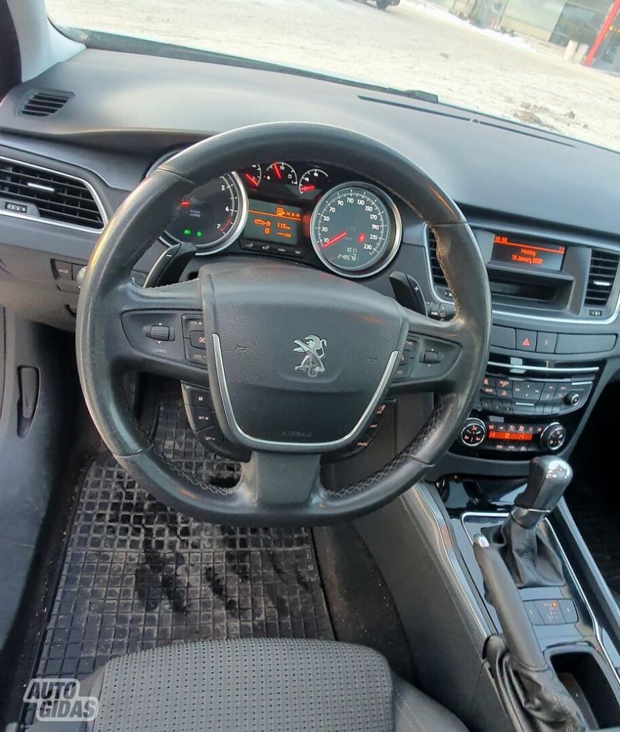 Grey Peugeot 508 2011 in Vilnius, with an engine capacity of 1.60 L and mileage of 250 thousand km for 2100 €, photo 6 on AUTOMOTO.COM.LV