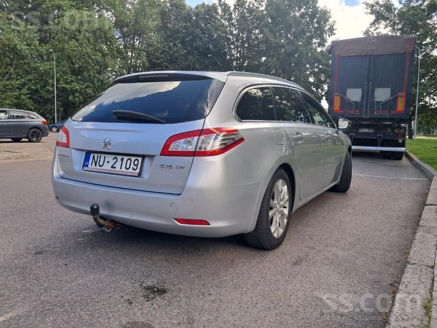 Pelēks Peugeot 508 2011 Rīga, ar dzinēja tilpumu 1.60 L un nobraukumu 200 tūkst. km par 3800 €, foto 6 vietnē AUTOMOTO.COM.LV
