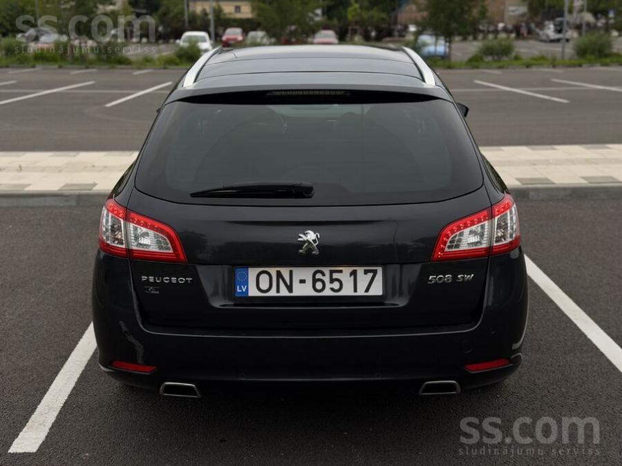 Grey Peugeot 508 2012 in Jelgava, with an engine capacity of 2.20 L and mileage of 364 thousand km for 3200 €, photo 6 on AUTOMOTO.COM.LV
