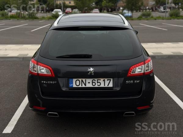 Pelēks Peugeot 508 2012 Jelgava, ar dzinēja tilpumu 2.20 L un nobraukumu 364 tūkst. km par 3200 €, foto 5 vietnē AUTOMOTO.COM.LV