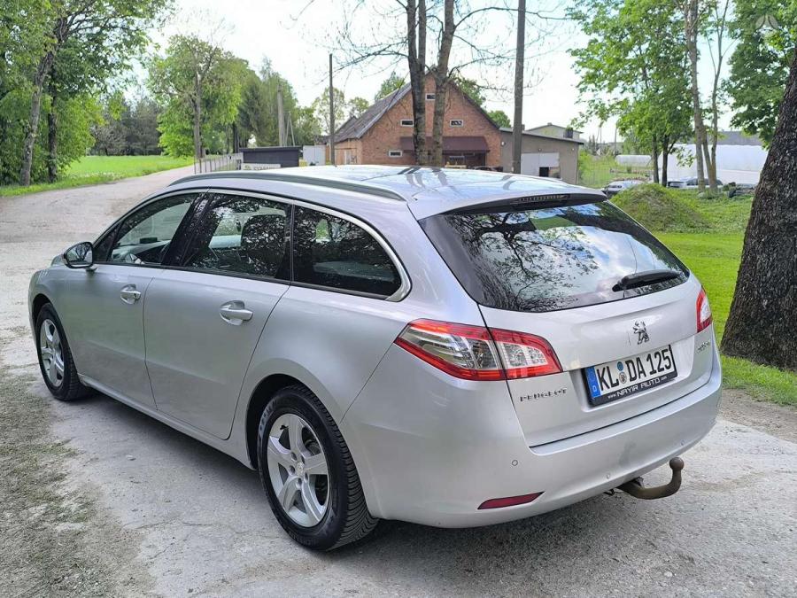 Pelēks Peugeot 508 2012 Raseiniai, ar dzinēja tilpumu 2.00 L un nobraukumu 216 tūkst. km par 4350 €, foto 4 vietnē AUTOMOTO.COM.LV