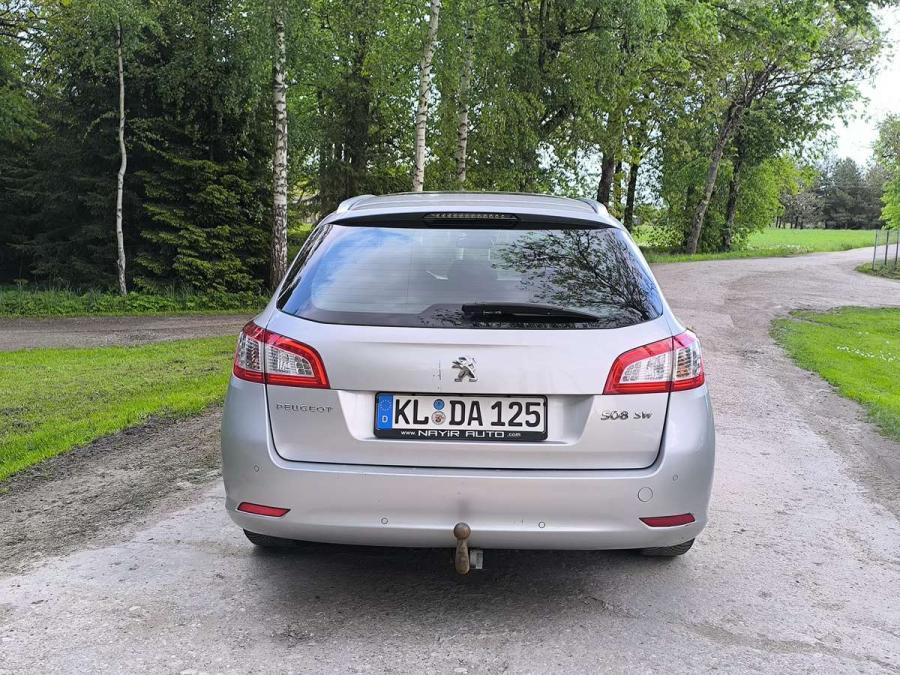 Pelēks Peugeot 508 2012 Raseiniai, ar dzinēja tilpumu 2.00 L un nobraukumu 216 tūkst. km par 4350 €, foto 5 vietnē AUTOMOTO.COM.LV