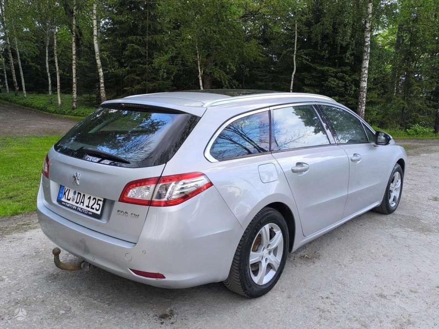 Pelēks Peugeot 508 2012 Raseiniai, ar dzinēja tilpumu 2.00 L un nobraukumu 216 tūkst. km par 4350 €, foto 6 vietnē AUTOMOTO.COM.LV