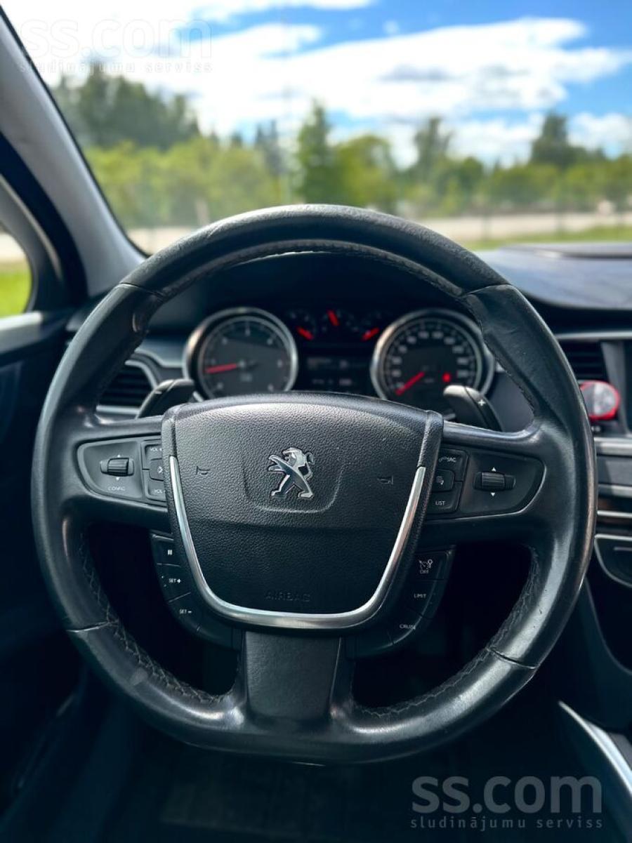 Pelēks Peugeot 508 2012 Aizkraukle, ar dzinēja tilpumu 2.20 L un nobraukumu 345 tūkst. km par 4000 €, foto 10 vietnē AUTOMOTO.COM.LV