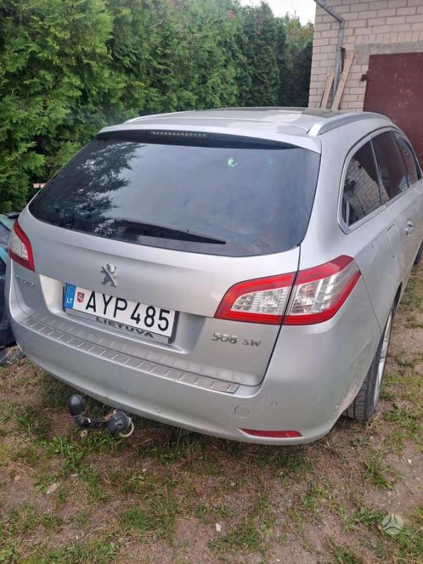 Grey Peugeot 508 2012 in Klaipeda, with an engine capacity of 2.00 L and mileage of 320 thousand km for 1200 €, photo 3 on AUTOMOTO.COM.LV