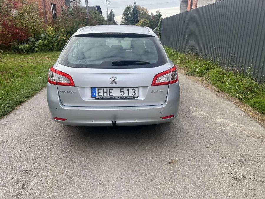 Grey Peugeot 508 2012 in Kaunas, with an engine capacity of 1.60 L and mileage of 182 thousand km for 3150 €, photo 6 on AUTOMOTO.COM.LV