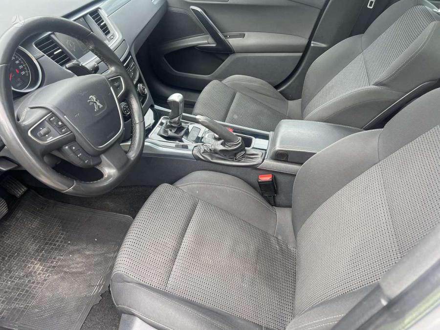 Grey Peugeot 508 2012 in Kaunas, with an engine capacity of 1.60 L and mileage of 182 thousand km for 3150 €, photo 9 on AUTOMOTO.COM.LV