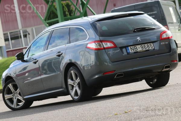 Pelēks Peugeot 508 2013 Rīga, ar dzinēja tilpumu 2.20 L un nobraukumu 272 tūkst. km par 3990 €, foto 5 vietnē AUTOMOTO.COM.LV