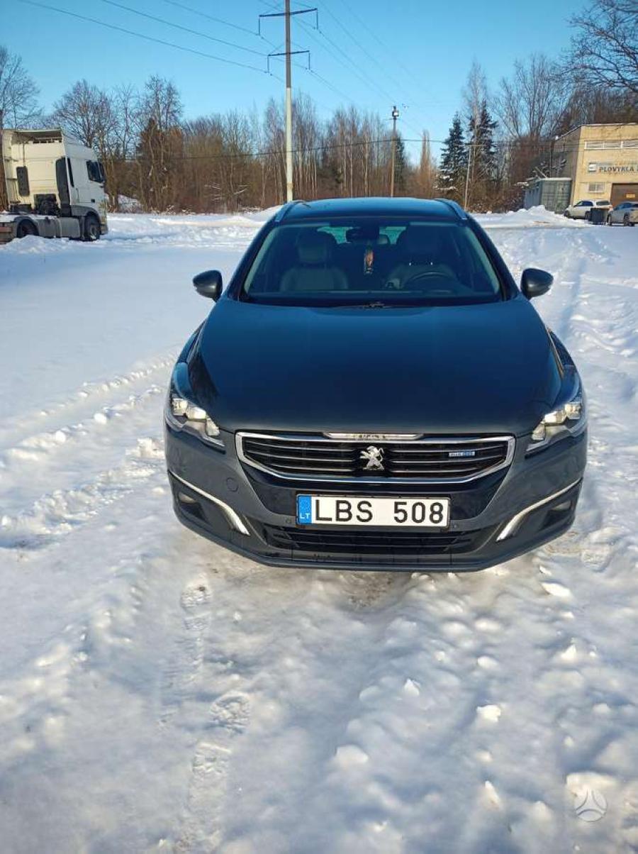 Pelēks Peugeot 508 2014 Viļņa, ar dzinēja tilpumu 2.00 L un nobraukumu 313 tūkst. km par 5600 €, foto 2 vietnē AUTOMOTO.COM.LV