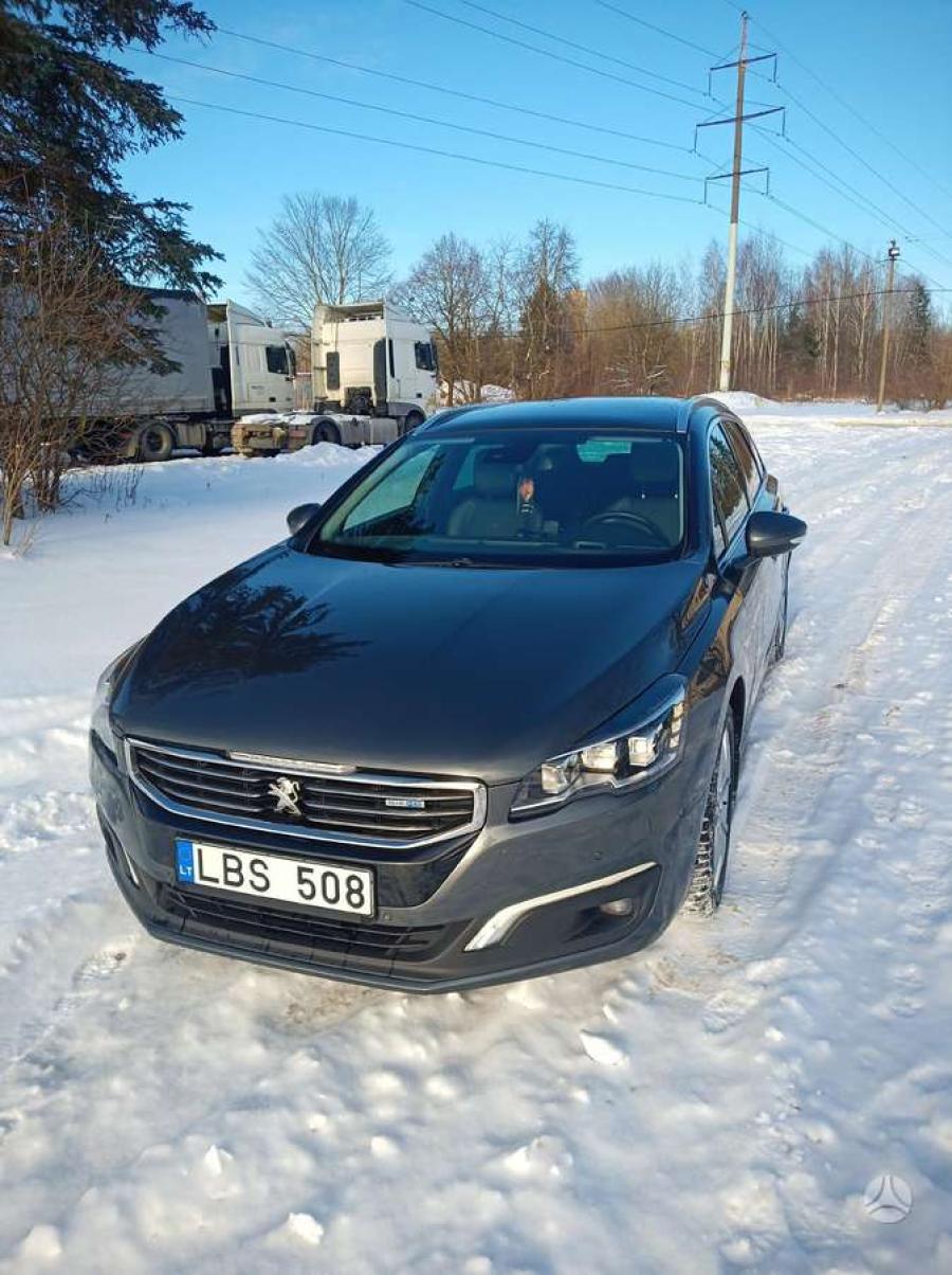 Pelēks Peugeot 508 2014 Viļņa, ar dzinēja tilpumu 2.00 L un nobraukumu 313 tūkst. km par 5600 €, foto 3 vietnē AUTOMOTO.COM.LV