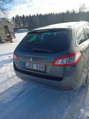 Pelēks Peugeot 508 2014 Viļņa, ar dzinēja tilpumu 2.00 L un nobraukumu 313 tūkst. km par 5600 €, foto 5 vietnē AUTOMOTO.COM.LV