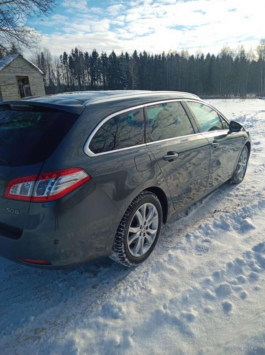 Pelēks Peugeot 508 2014 Viļņa, ar dzinēja tilpumu 2.00 L un nobraukumu 313 tūkst. km par 5600 €, foto 6 vietnē AUTOMOTO.COM.LV