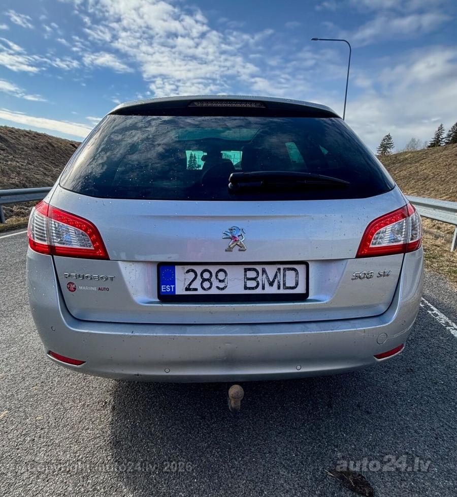 Grey Peugeot 508 2014 in Paide, with an engine capacity of 2.00 L and mileage of 325 thousand km for 5000 €, photo 6 on AUTOMOTO.COM.LV