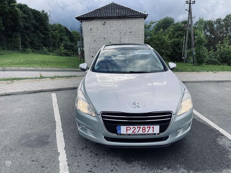 Grey Peugeot 508 2014 in Vilnius, with an engine capacity of 2.00 L and mileage of 292 thousand km for 3850 €, photo 4 on AUTOMOTO.COM.LV