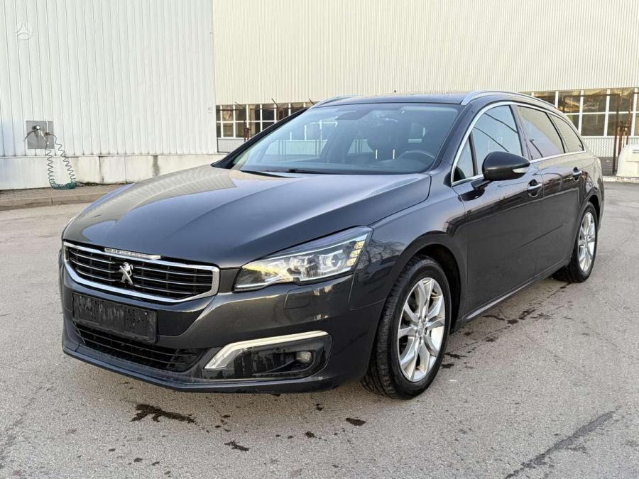 Grey Peugeot 508 2015 in Rokiskis, with an engine capacity of 1.56 L and mileage of 240 thousand km for 5450 €, photo 1 on AUTOMOTO.COM.LV