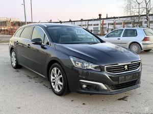 Grey Peugeot 508 2015 in Rokiskis, with an engine capacity of 1.56 L and mileage of 240 thousand km for 5450 €, photo 2 on AUTOMOTO.COM.LV
