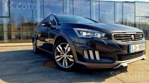 Grey Peugeot 508 2015 in Riga, with an engine capacity of 2.00 L and mileage of 372 thousand km for 3990 €, photo 4 on AUTOMOTO.COM.LV