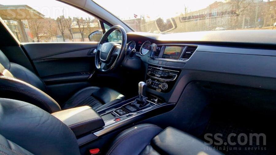 Grey Peugeot 508 2015 in Riga, with an engine capacity of 2.00 L and mileage of 372 thousand km for 3990 €, photo 19 on AUTOMOTO.COM.LV