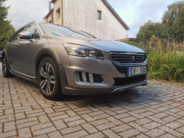 Grey Peugeot 508 2015 in Riga, with an engine capacity of 2.00 L and mileage of 321 thousand km for 5350 €, photo 4 on AUTOMOTO.COM.LV