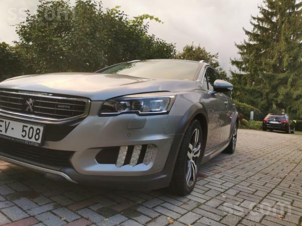 Grey Peugeot 508 2015 in Riga, with an engine capacity of 2.00 L and mileage of 321 thousand km for 5350 €, photo 5 on AUTOMOTO.COM.LV