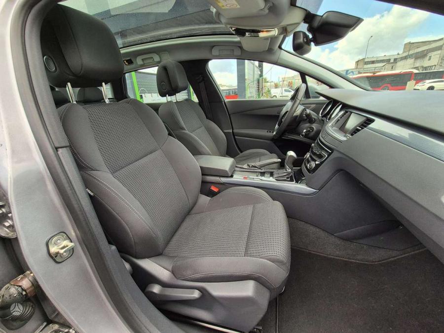 Pelēks Peugeot 508 2015 Kauņa, ar dzinēja tilpumu 1.56 L un nobraukumu 215 tūkst. km par 4700 €, foto 12 vietnē AUTOMOTO.COM.LV
