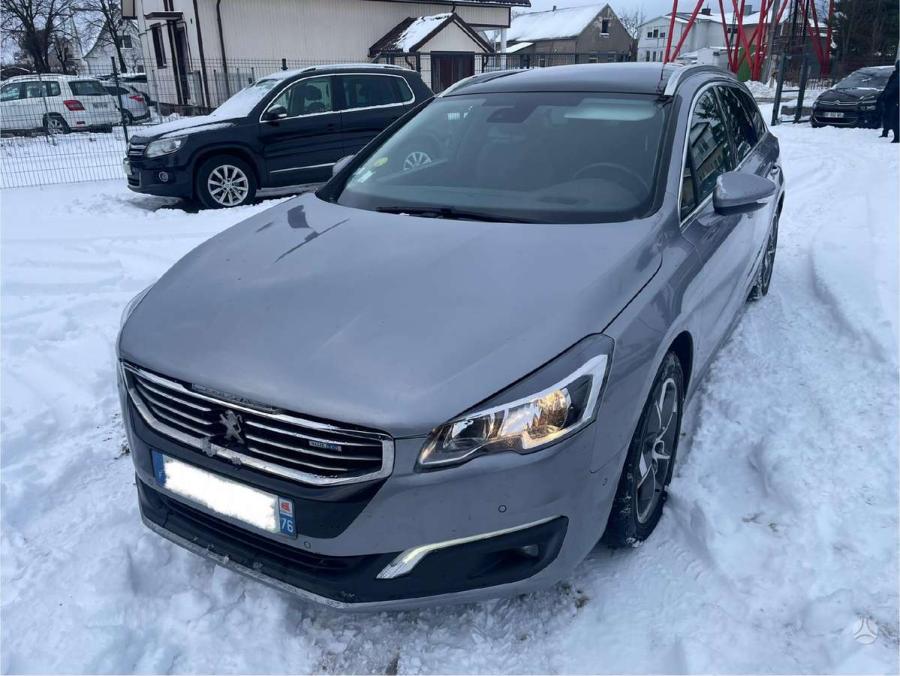 Grey Peugeot 508 2016 in Taurage, with an engine capacity of 2.00 L and mileage of 225 thousand km for 5700 €, photo 1 on AUTOMOTO.COM.LV