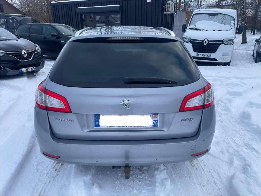 Grey Peugeot 508 2016 in Taurage, with an engine capacity of 2.00 L and mileage of 225 thousand km for 5700 €, photo 6 on AUTOMOTO.COM.LV