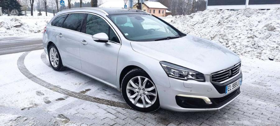 Grey Peugeot 508 2016 in Taurage, with an engine capacity of 2.00 L and mileage of 330 thousand km for 5900 €, photo 1 on AUTOMOTO.COM.LV
