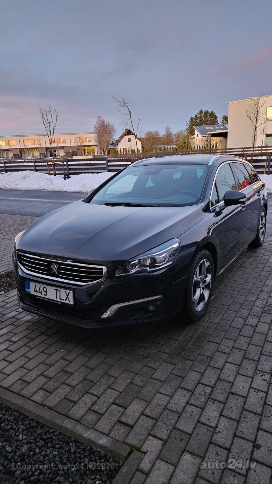 Grey Peugeot 508 2016 in Tallinn, with an engine capacity of 1.60 L and mileage of 155 thousand km for 5900 €, photo 3 on AUTOMOTO.COM.LV
