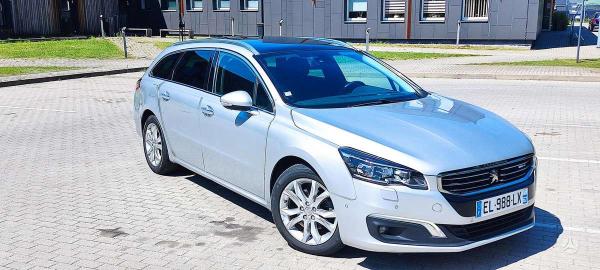 Pelēks Peugeot 508 2016 Tauragė, ar dzinēja tilpumu 2.00 L un nobraukumu 330 tūkst. km par 5200 €, foto 1 vietnē AUTOMOTO.COM.LV