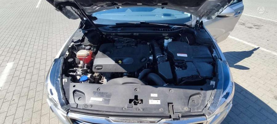 Grey Peugeot 508 2016 in Taurage, with an engine capacity of 2.00 L and mileage of 330 thousand km for 5200 €, photo 13 on AUTOMOTO.COM.LV