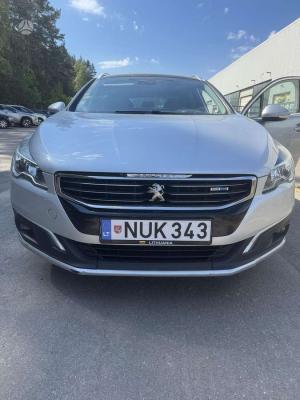 Pelēks Peugeot 508 2016 Viļņa, ar dzinēja tilpumu 2.00 L un nobraukumu 285 tūkst. km par 4850 €, foto  vietnē AUTOMOTO.COM.LV