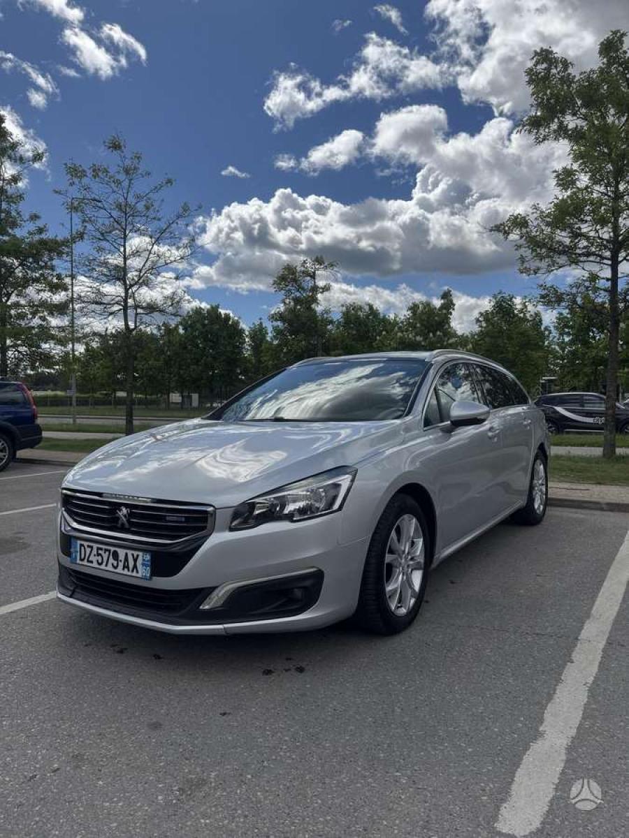 Pelēks Peugeot 508 2016 Viļņa, ar dzinēja tilpumu 2.00 L un nobraukumu 285 tūkst. km par 4850 €, foto 4 vietnē AUTOMOTO.COM.LV