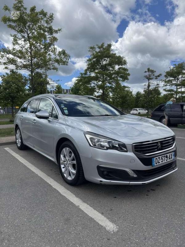 Pelēks Peugeot 508 2016 Viļņa, ar dzinēja tilpumu 2.00 L un nobraukumu 285 tūkst. km par 4850 €, foto 5 vietnē AUTOMOTO.COM.LV