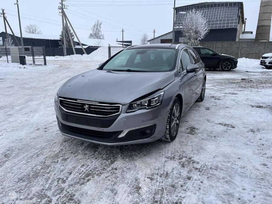 Grey Peugeot 508 2017 in Taurage, with an engine capacity of 2.00 L and mileage of 220 thousand km for 5500 €, photo 13 on AUTOMOTO.COM.LV