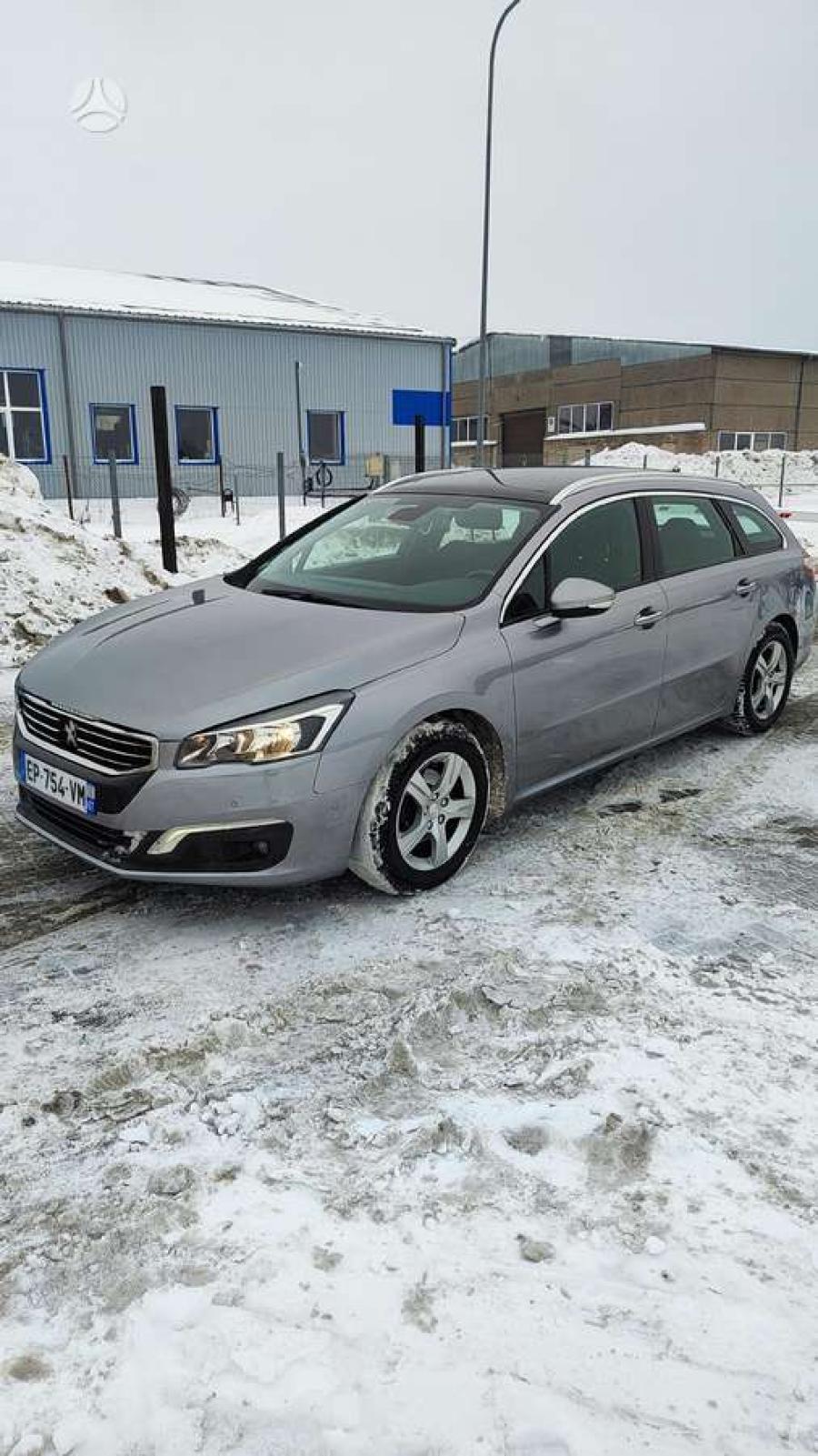 Grey Peugeot 508 2017 in Taurage, with an engine capacity of 1.56 L and mileage of 260 thousand km for 6200 €, photo 1 on AUTOMOTO.COM.LV