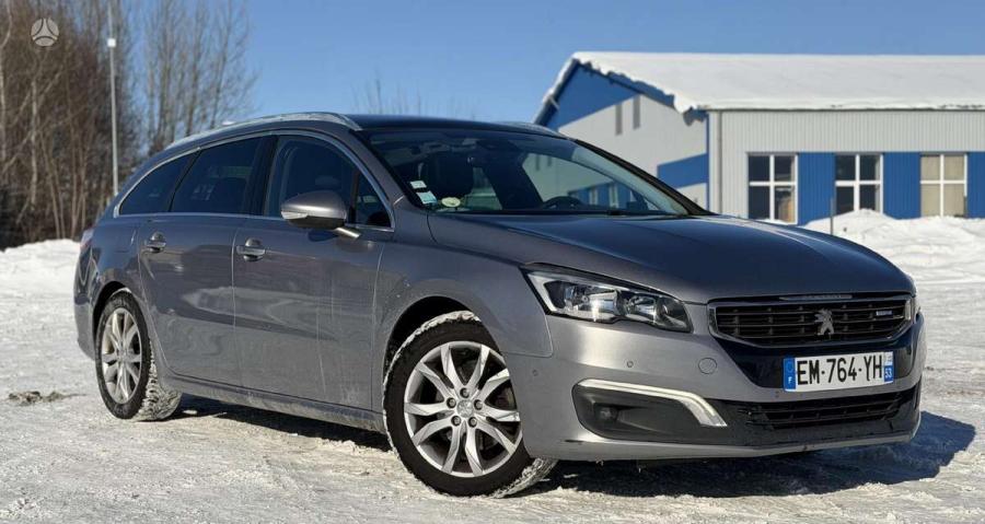 Grey Peugeot 508 2017 in Taurage, with an engine capacity of 2.00 L and mileage of 198 thousand km for 6800 €, photo 1 on AUTOMOTO.COM.LV