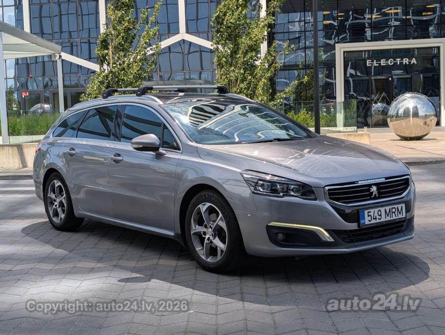 Grey Peugeot 508 2017 in Tallinn, with an engine capacity of 1.60 L and mileage of 85 thousand km for 13900 €, photo 1 on AUTOMOTO.COM.LV